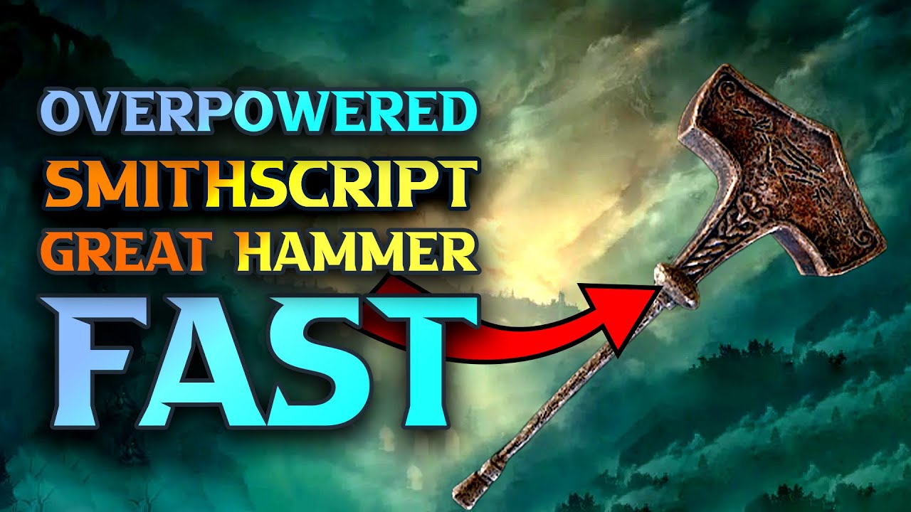 How To Get Smithscript Great Hammer Location In Elden Ring Shadow Of ...