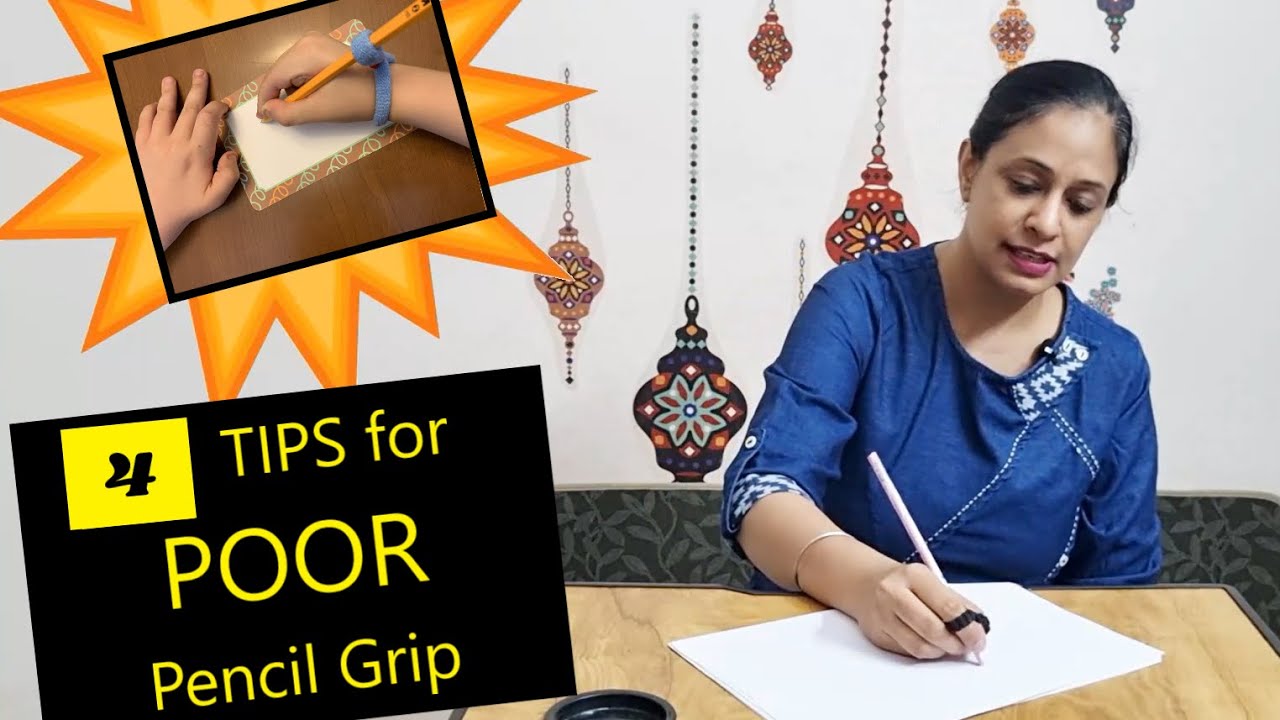 4 TIPS to FIX Poor Pencil Grip in Children - YouTube