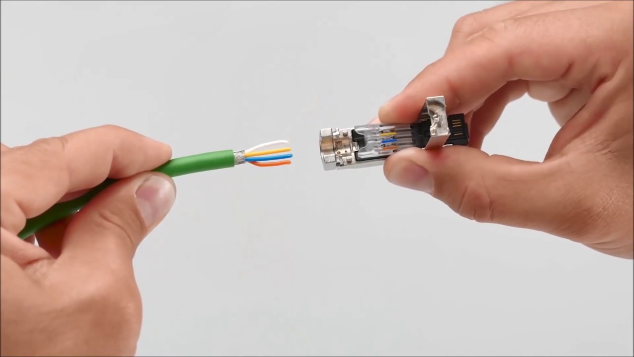 Кабельная система FastConnect RJ45 SIEMENS - YouTube