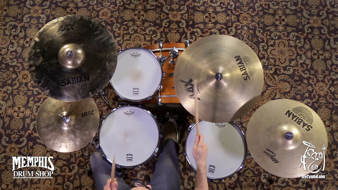 Used Sabian 20" AAX Studio Ride Cymbal - 2208g (U22010X-1062917S) - YouTube