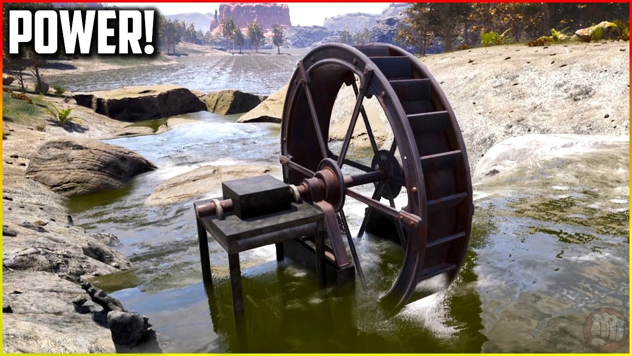 Waterwheel Power is King! Post-Apocalyptic Survival - The Infected [E29 ...