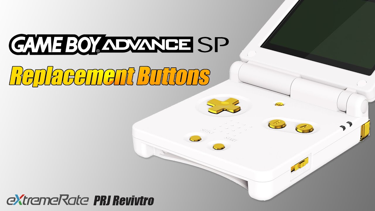 Gameboy Advance SP Replacement Buttons Installation Guide - eXtremeRate ...