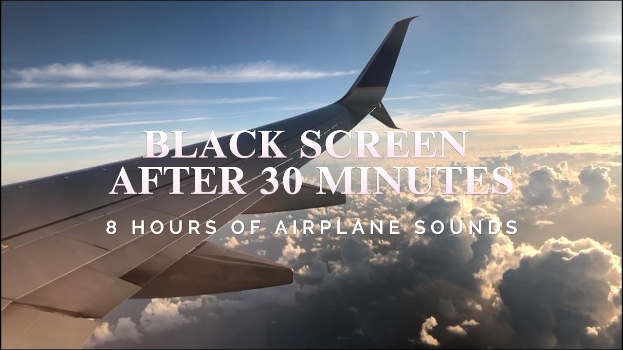 AIRPLANE SOUNDS⭐ WHITE NOISE FOR SLEEPING.ADHD.STUDY. 10 HOURS⭐NO ADS ...