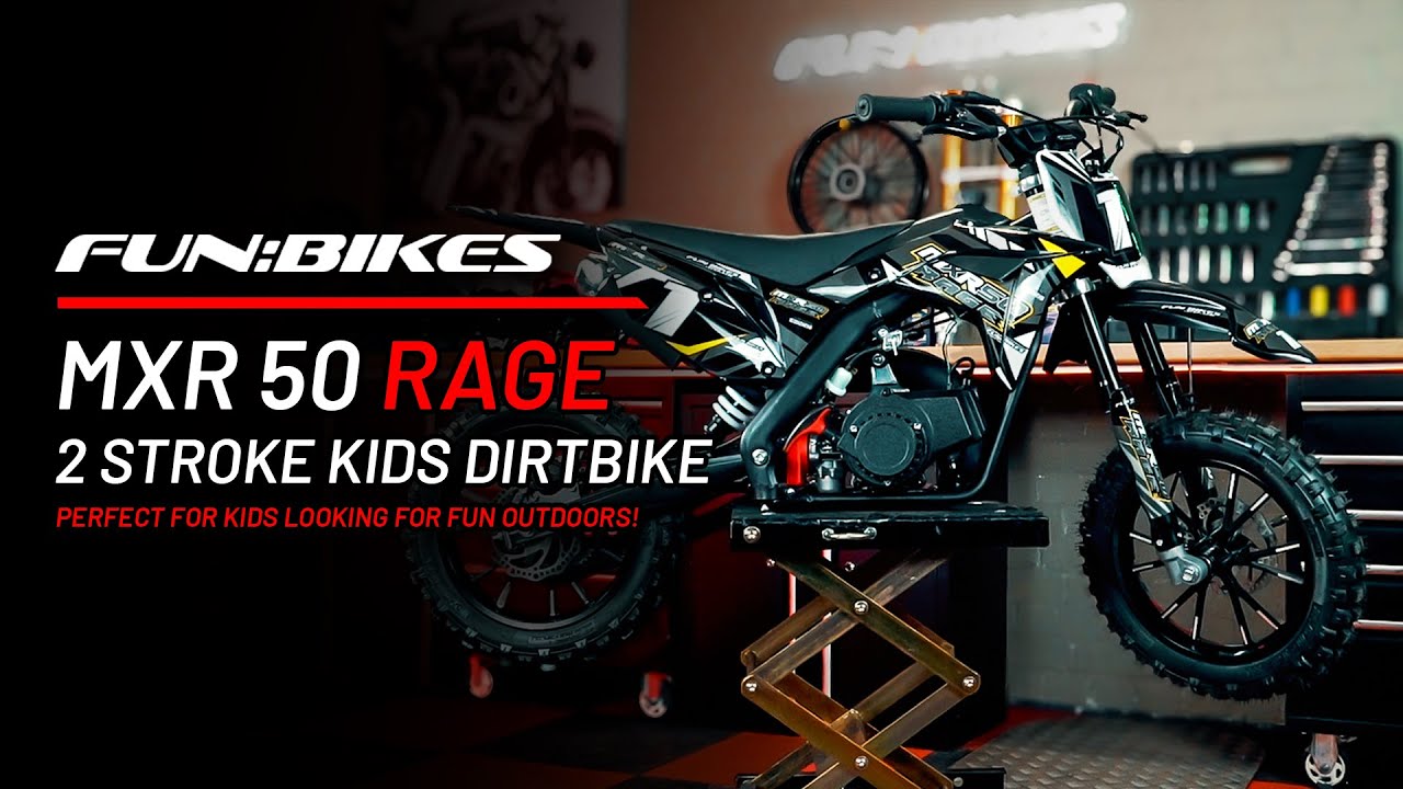 MXR 50 RAGE | Premium Kids 50cc Dirtbike - YouTube