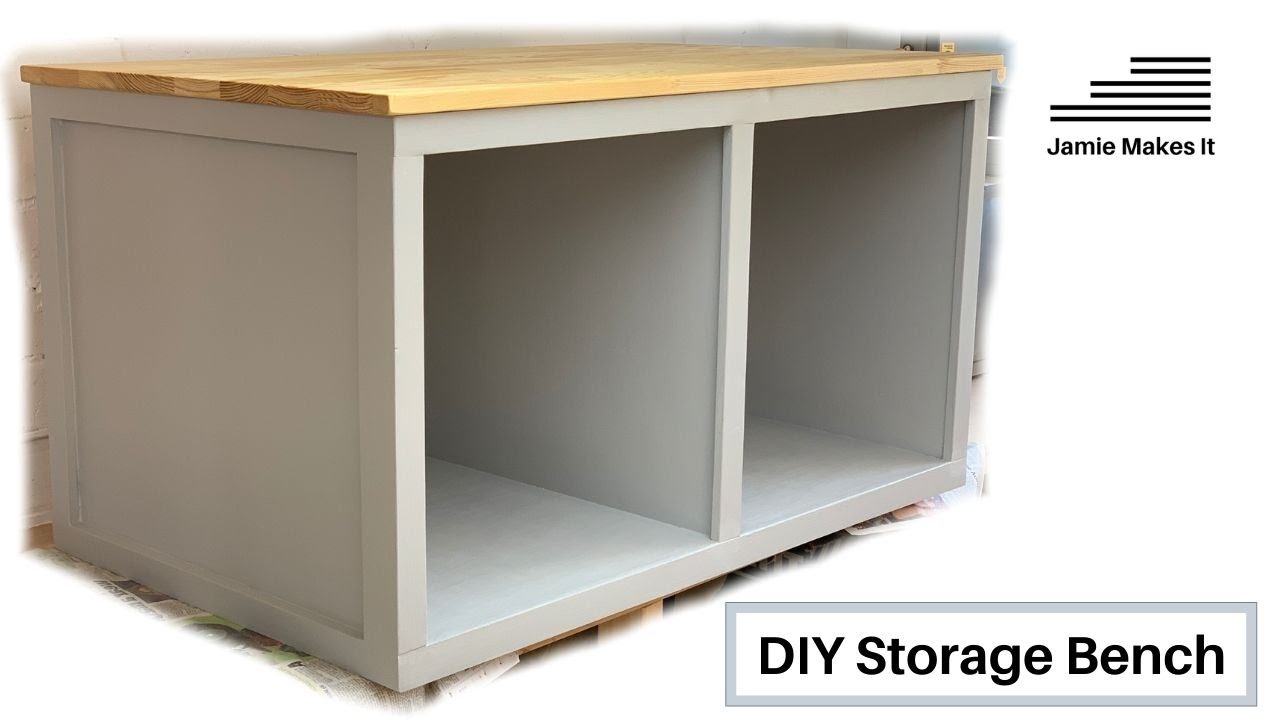 DIY Plywood Bench for Summer House/ Craft Room - YouTube