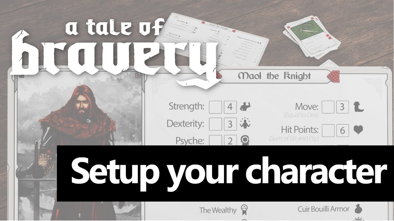 A Tale of Bravery [Tutorial 1 - Setup your character] An epic story ...