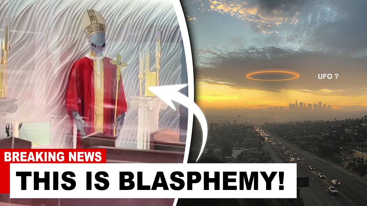 Aliens in Church 😨 MASSIVE UFO Spreading Mist... - YouTube