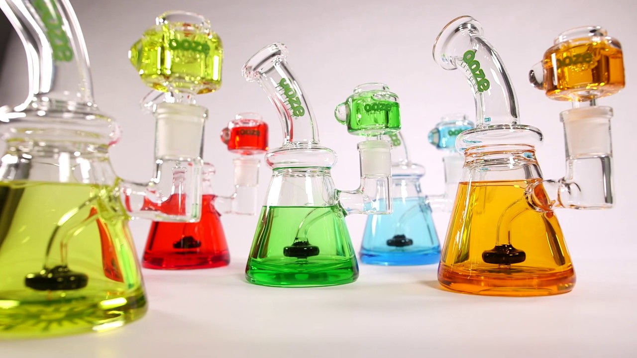 OOZE GLYCO GLYCERIN CHILLED GLASS WATER PIPE - YouTube