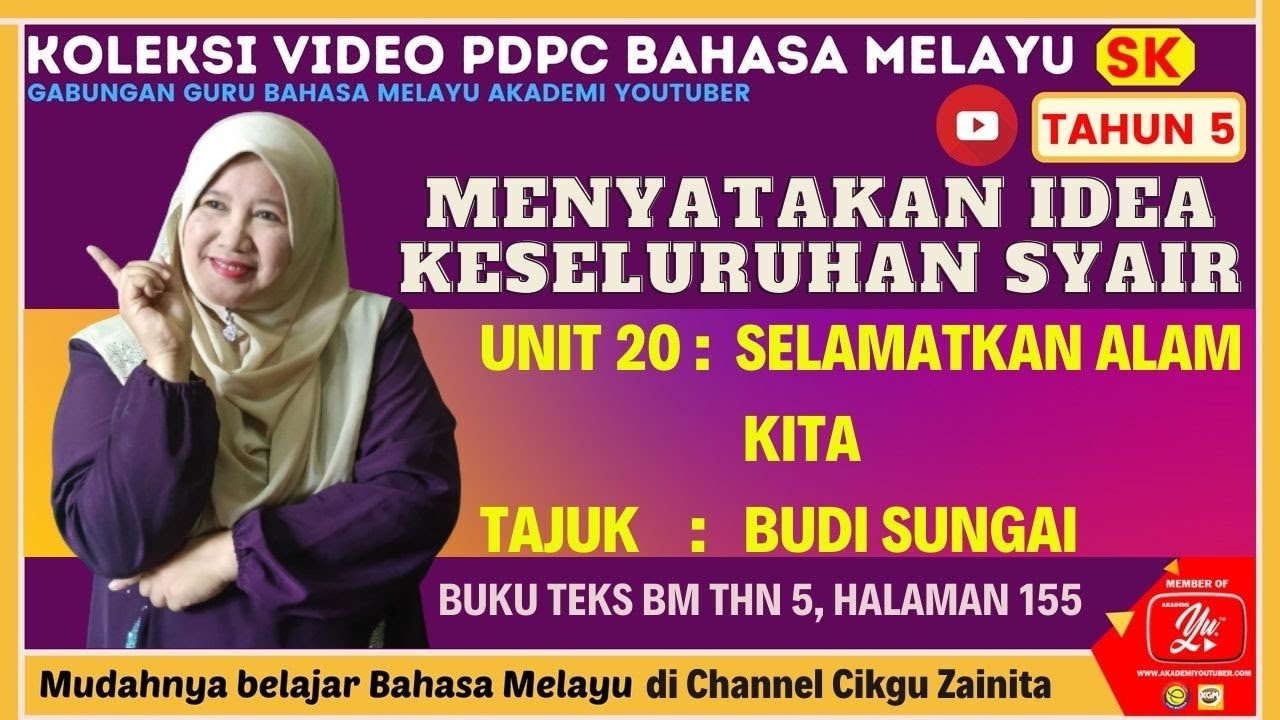 MELAGUKAN SYAIR DAN MENYATAKAN IDEA KESELURUHAN SYAIR I TAJUK : BUDI ...