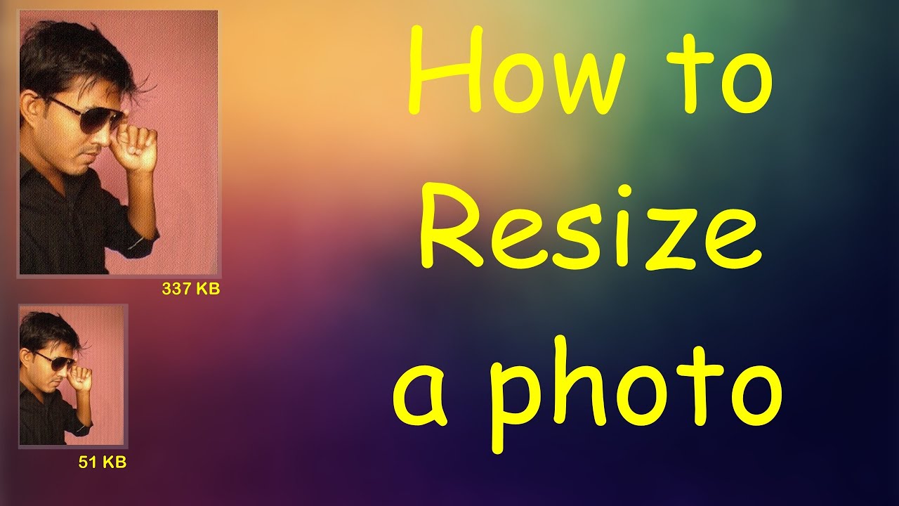 How to resize an image using Microsoft paint - YouTube