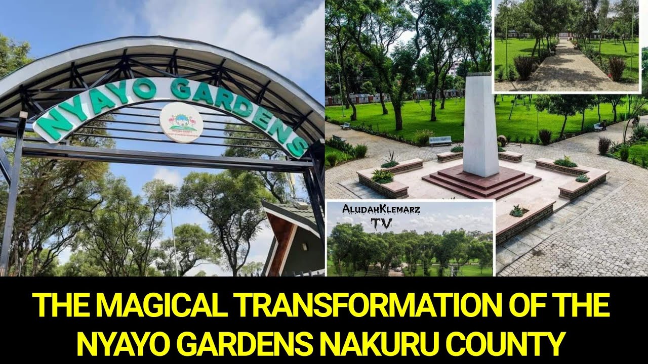 THE MAGICAL TRANSFORMATION OF THE NYAYO GARDENS NAKURU COUNTY - YouTube
