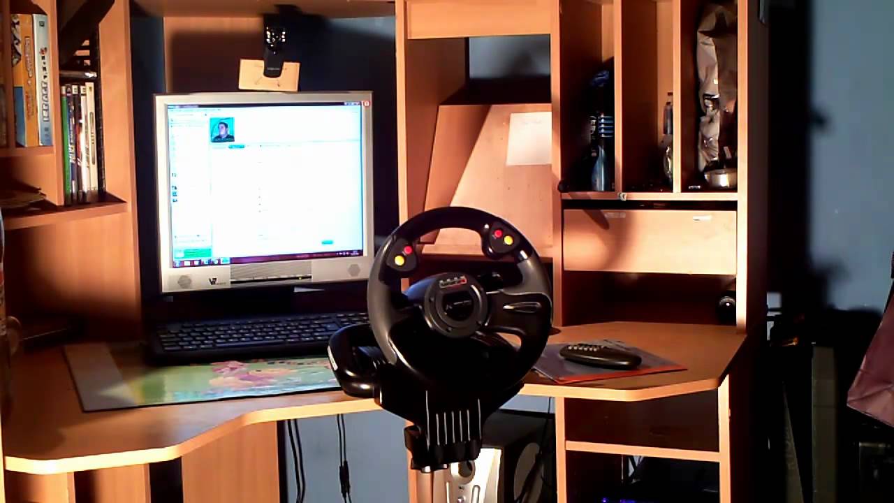 Saitek R440 Trans World Racing Review - YouTube