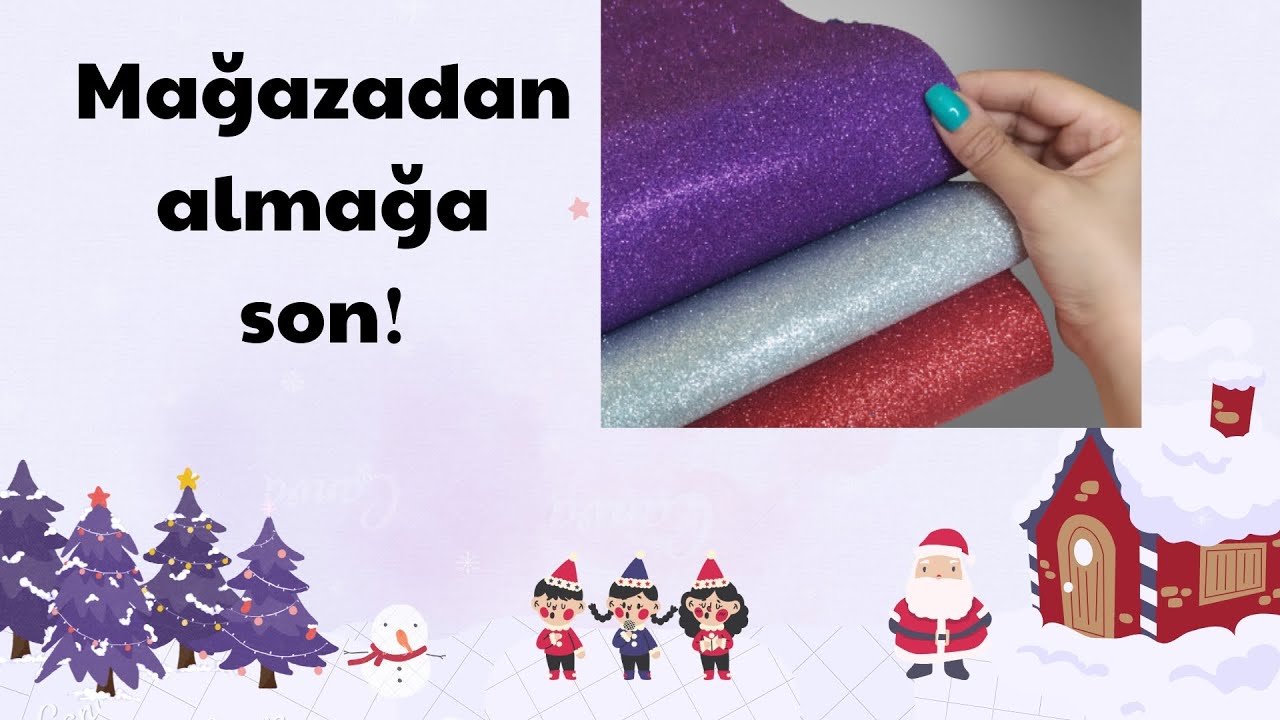 YOLKA OYUNCAĞI DÜZƏLTMƏK Zərli kağızdan yeni il əl işləri. Diy. Özün et ...