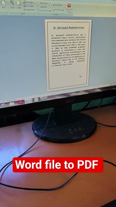 word file to PDF creation easy process #computer #computereducation #word #convertpdf #pdf - YouTube