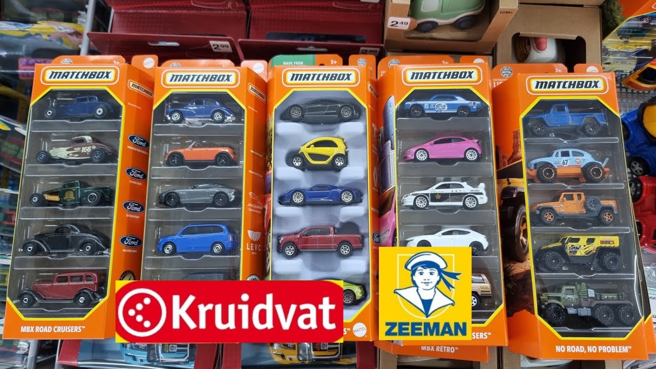 Diecast Hunting in Europe! Zeeman and Kruidvat! New Matchbox Five packs ...