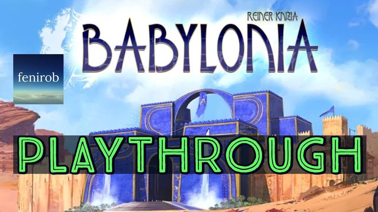 Babylonia Board Game I Playthrough (2 Players) - YouTube
