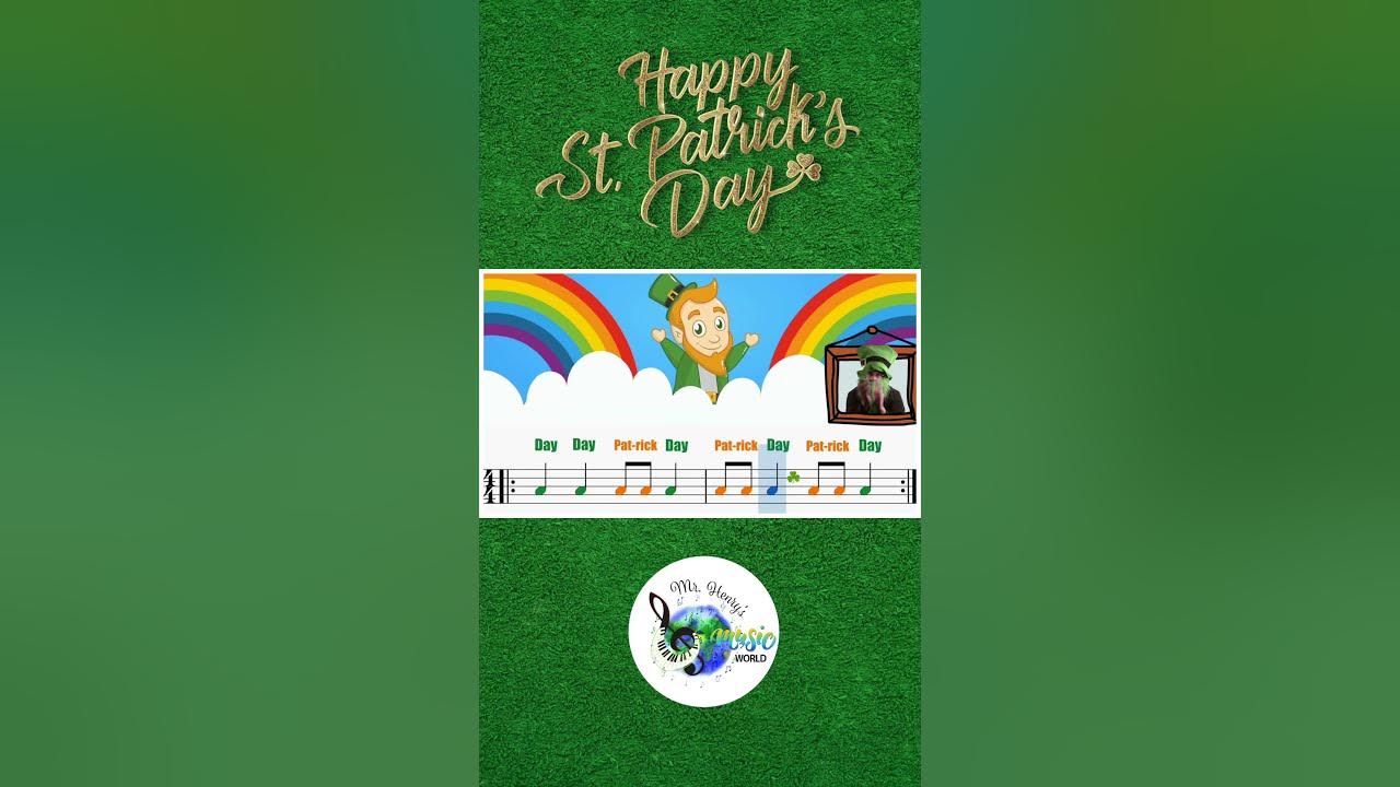 St. Patrick Day Song: Rhythm Play Along and Body Percussion - YouTube