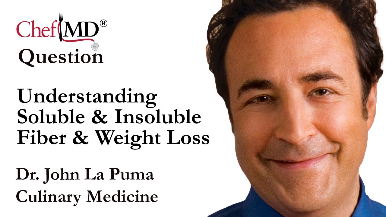 ChefMD® Dr. John La Puma Explains Soluble & Insoluble Fiber & Weight ...