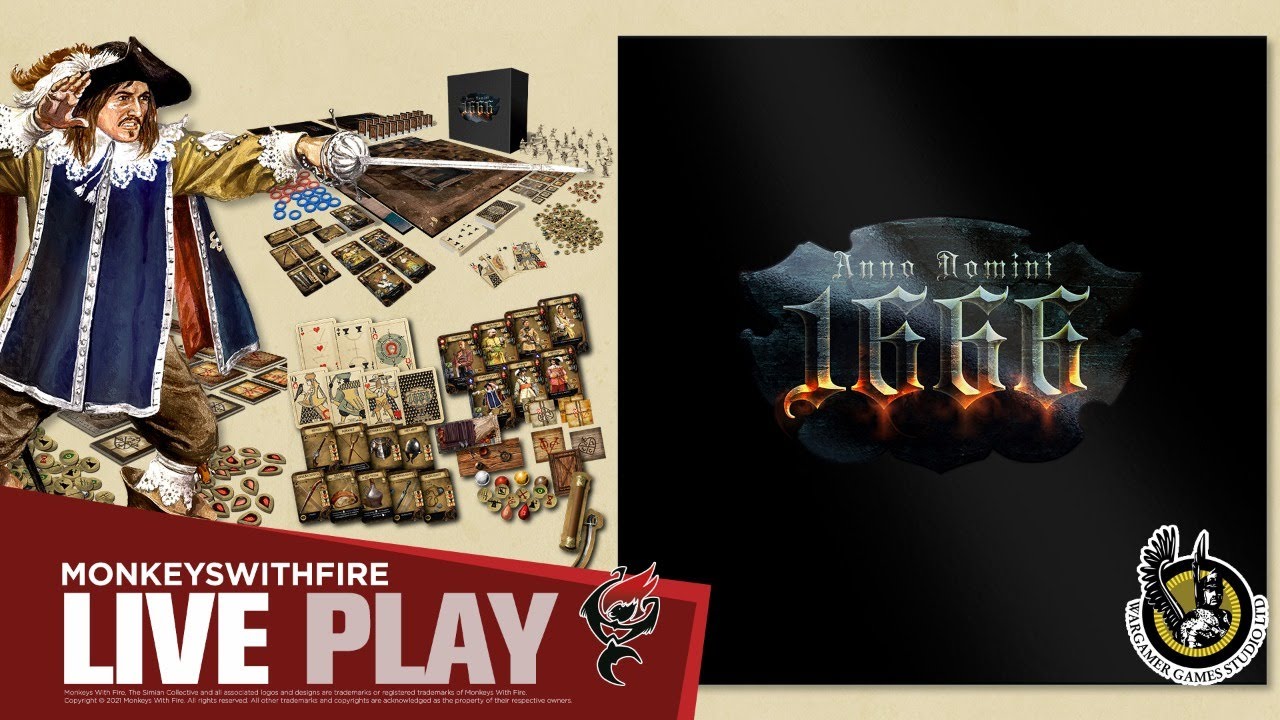 ANNO DOMINI 1666 - WARGAMER GAMES STUDIO | BOARD GAME LIVE PLAY | 🐵🔥 ...
