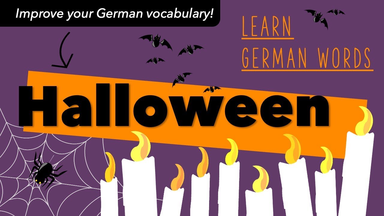 Learn German words #halloween - Vocabulary training for beginners and ...
