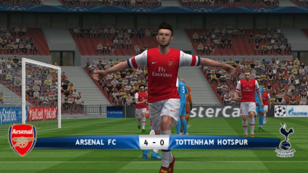 PES 2014 - ARSENAL vs TOTTENHAM | UEFA Champions League #UCL | PPSSPP ...