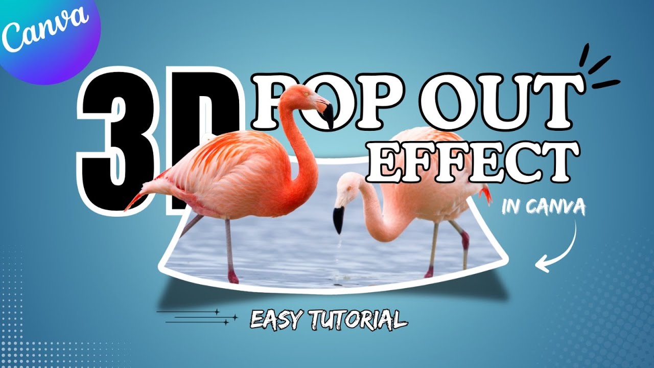 Create Stunning 3D Pop-Up Effect in Canva | Easy Step-by-Step Tutorial ...