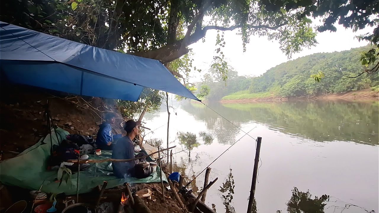 Cam fishing pertama kali mencoba memancing ikan di malam hari episode 44 - YouTube