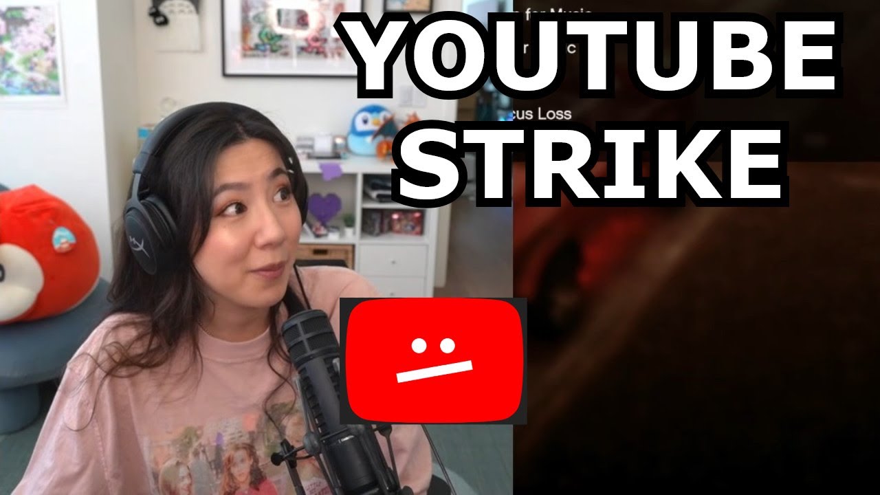 How Fuslie got a channel strike on youtube - YouTube