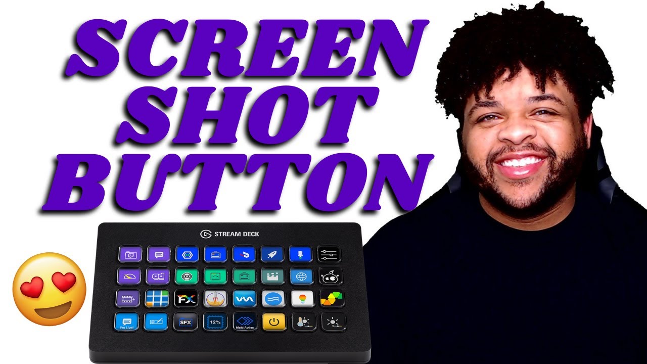How to add a screen shot button to your stream deck - YouTube