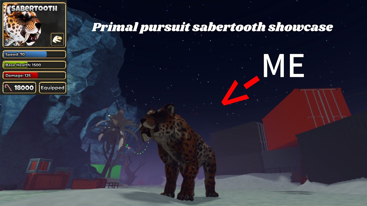 New sabertooth showcase | primal pursuit - YouTube