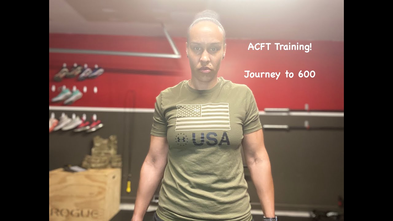 Training For A 600 Acft Score By A Female Soldier Youtube
