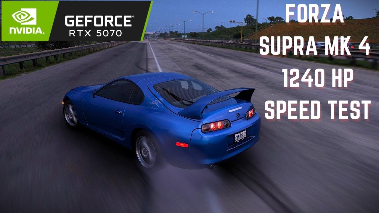 { Forza Horizon 5 ] SURA MK 4 1240 HP SPEED TEST (RTX 5070 ) - YouTube