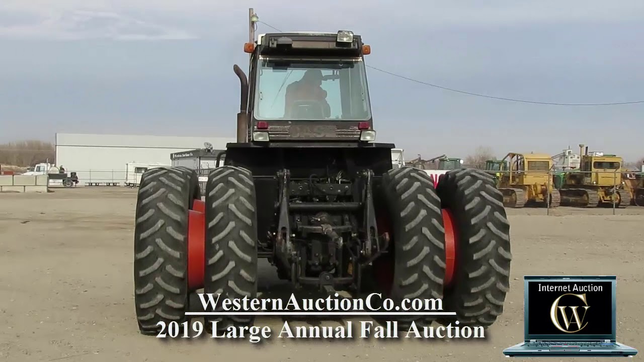 Case 4694 4WD Crab Steer Tractor - YouTube