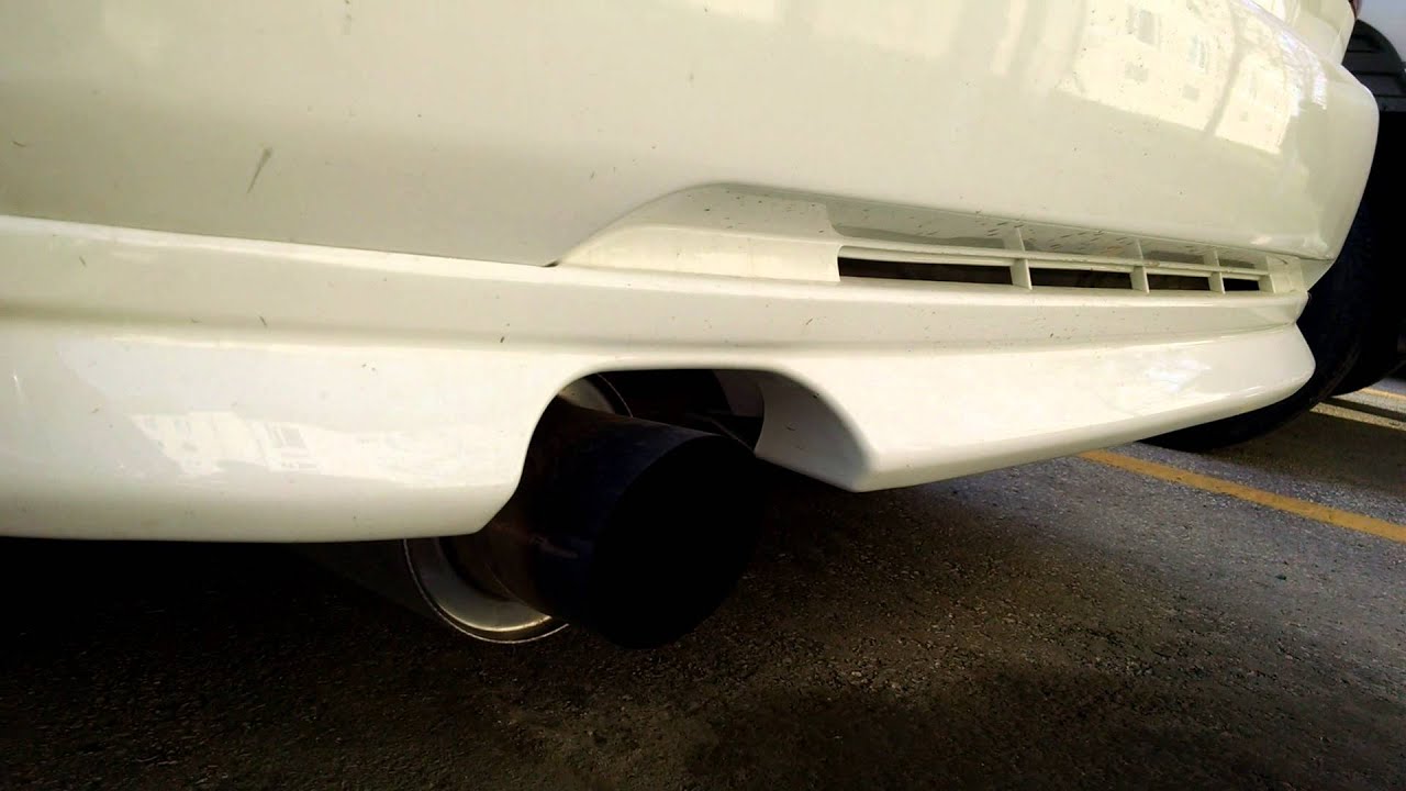 Evo V Exhaust Sound 5Zigen Pro Racer ZZ - YouTube