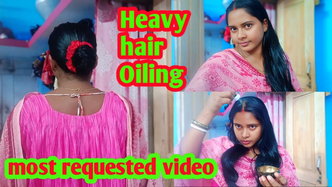 Heavy hair oiling//most requested video @nupurkuiry - YouTube