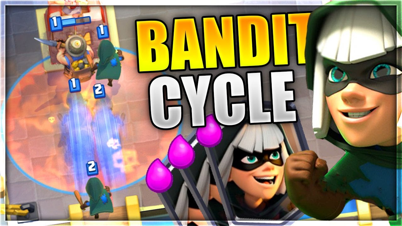 THIS NEW CARD IS OP! | BEST "BANDIT CYCLE" DECK in Clash Royale! - YouTube