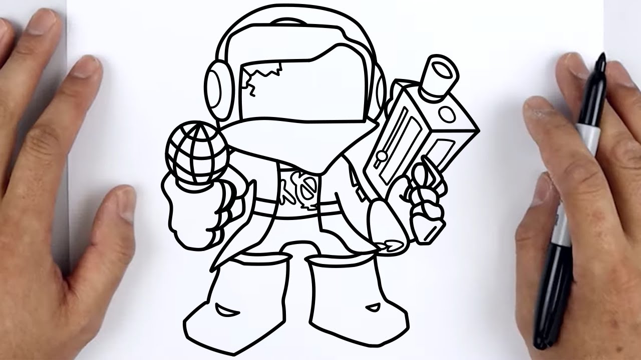 HOW TO DRAW NEO TANKMAN | Friday Night Funkin (FNF) - Easy Step By Step ...