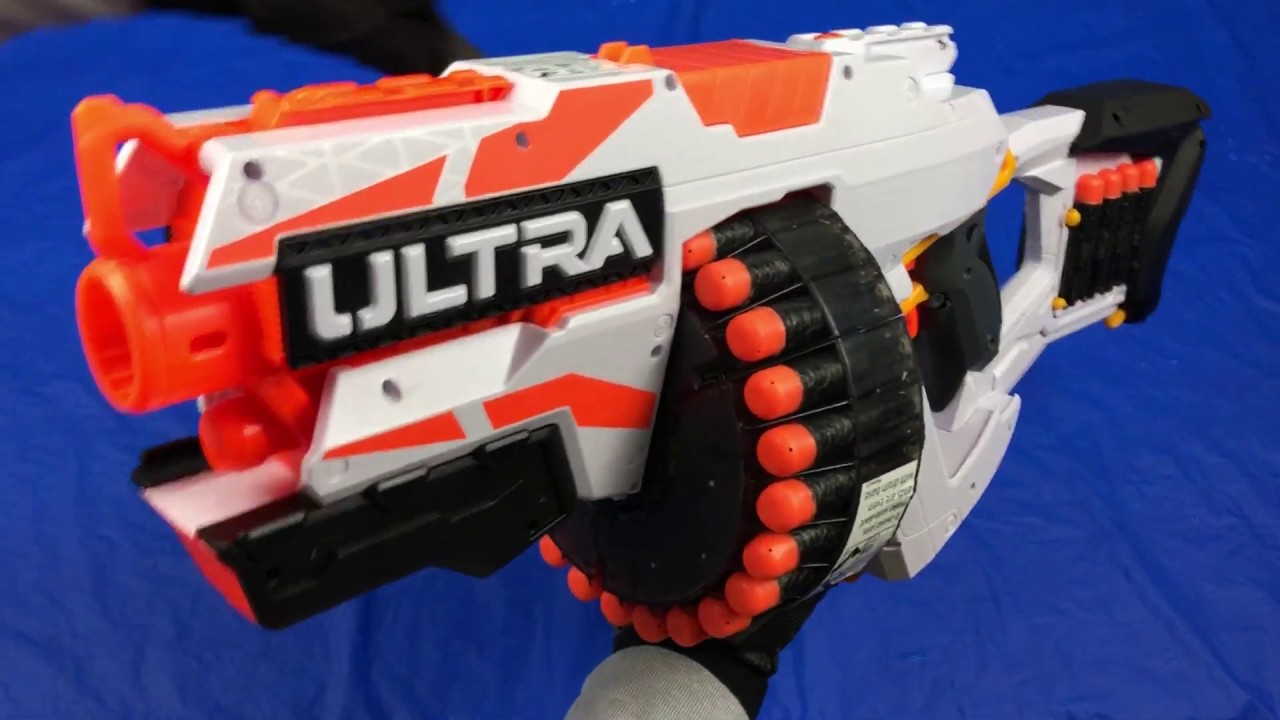 Box of Toy Guns Nerf Ultra Blaster and More - YouTube