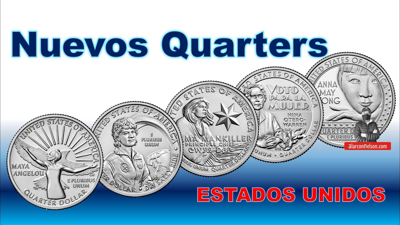 Las nuevas monedas de ¢25 de Estados Unidos - #quarters ...