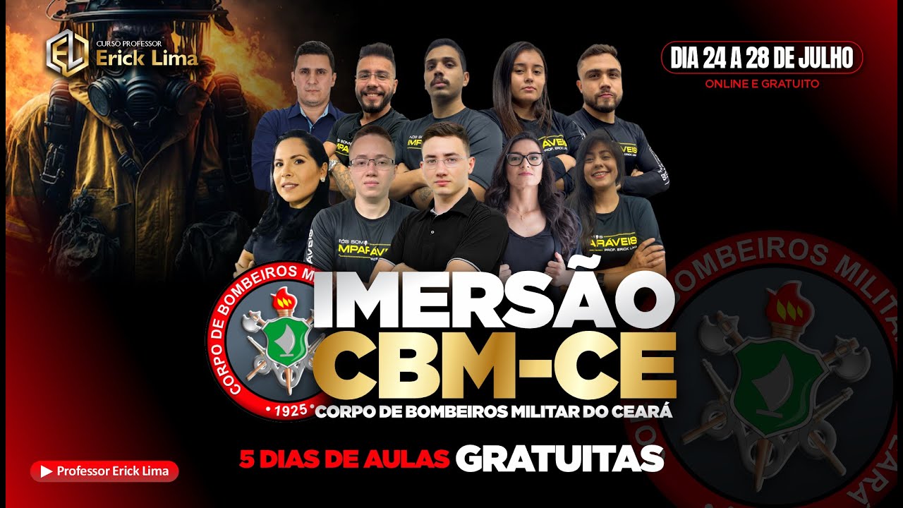 Semana de Imersão Corpo de Bombeiros Militar do Ceará - CBMCE | PROF ...