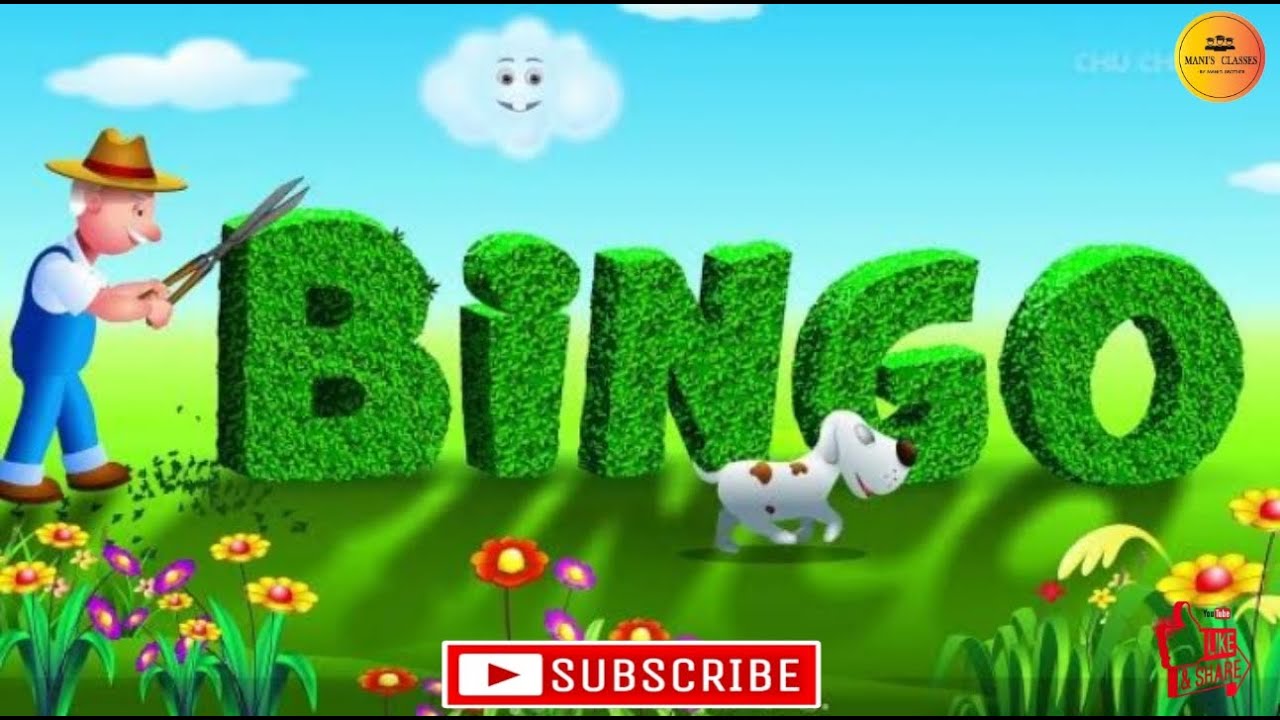 BINGO! - The Classic Kids Poem | Fun and Easy Kids Poem | Manis classes ...