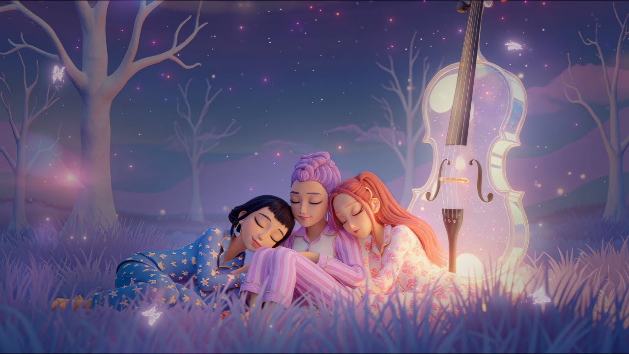 Dream Gently with Rumi, Mira & Zoey 🌙 | Soft Music for Peaceful Sleep ...