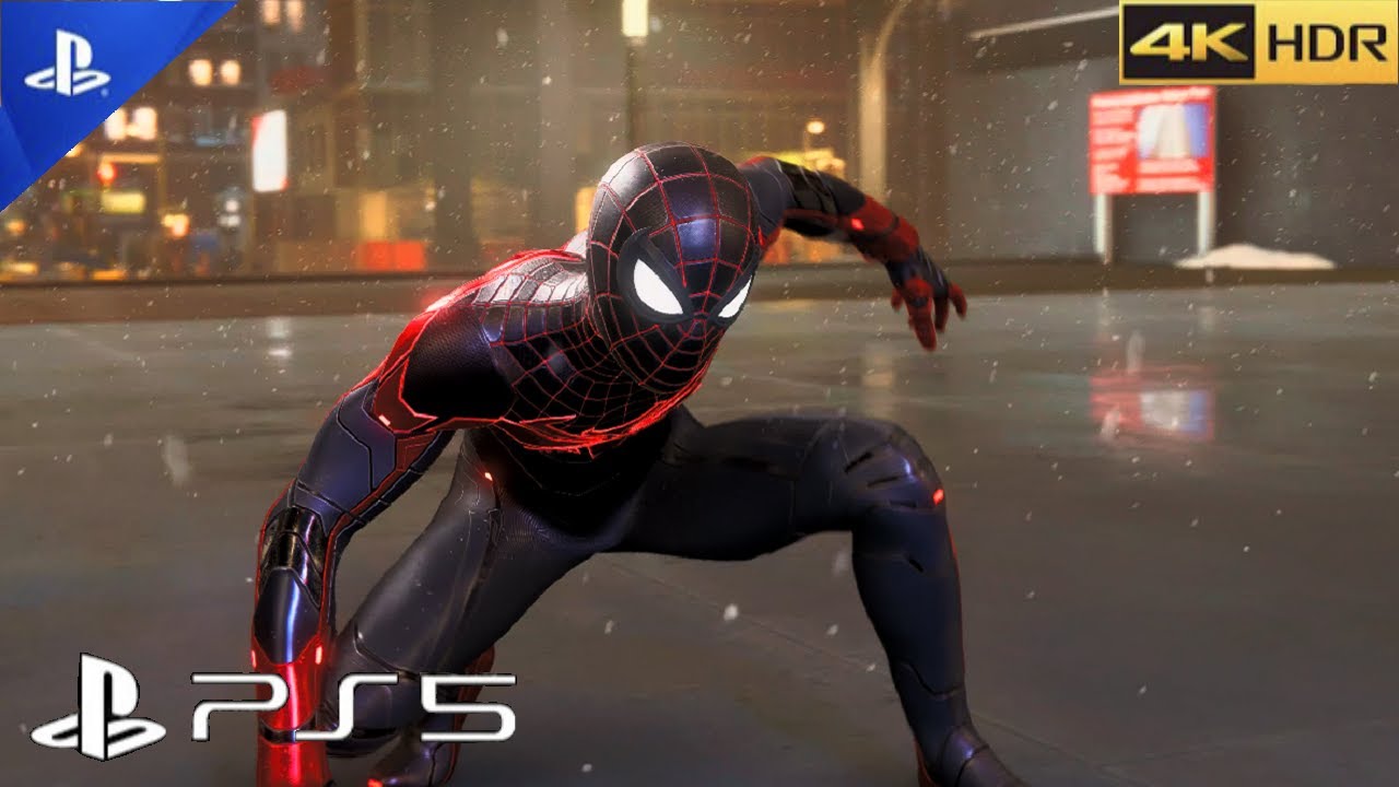 (PS5) Spider-Man: Miles Morales | Realistic Ultra Graphics Gameplay ...