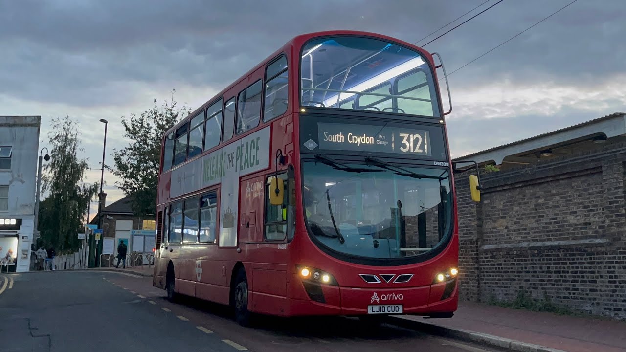 FRV. Arriva London Route 312. South Croydon, Bus Garage - Norwood ...