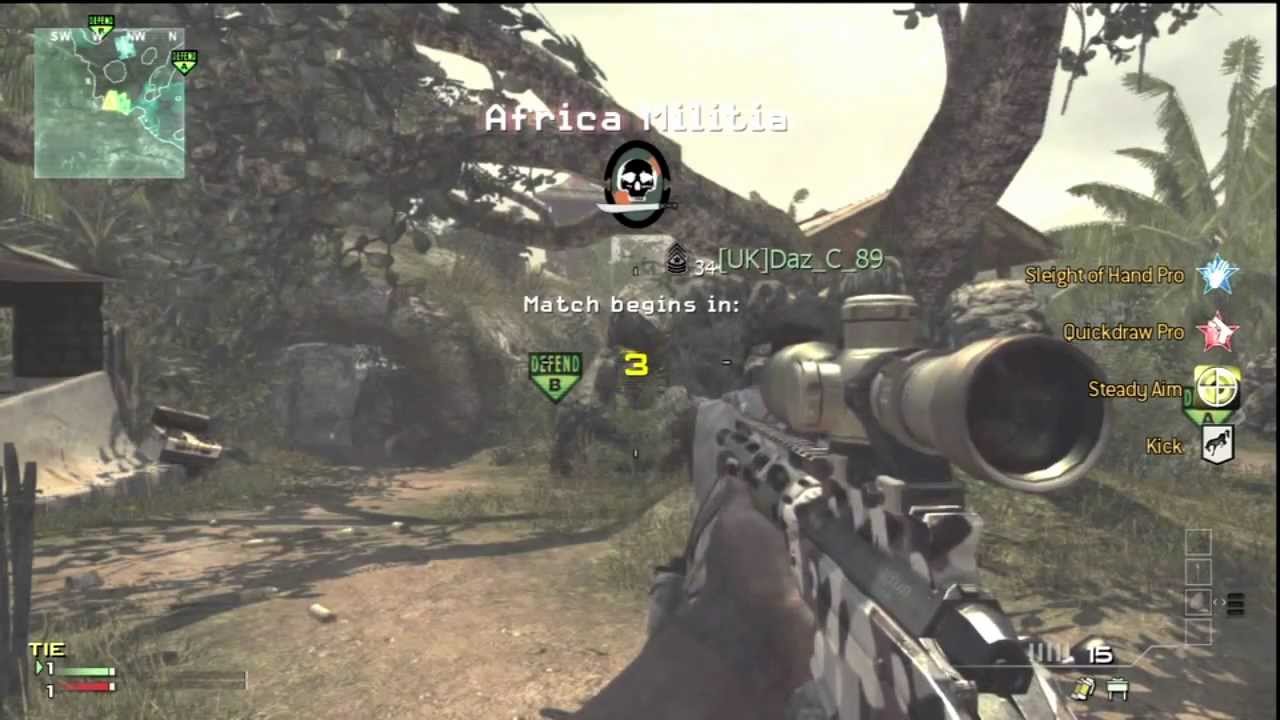 MW3 | First Look at the MSR Sniper | Search & Destroy | Quick scoping ...