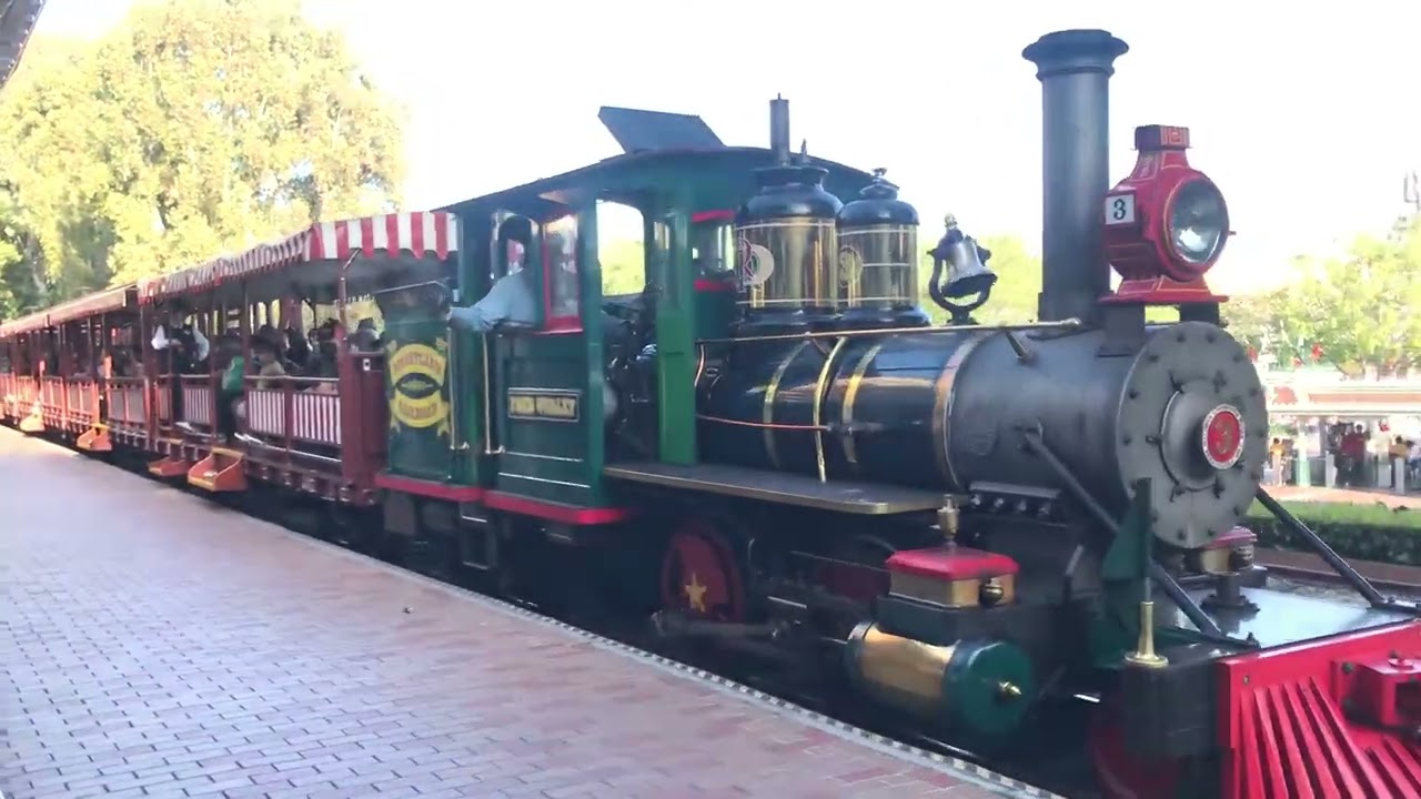 Disneyland Railroad 1894 Baldwin Locomotive Works 2-4-4T #3 - YouTube