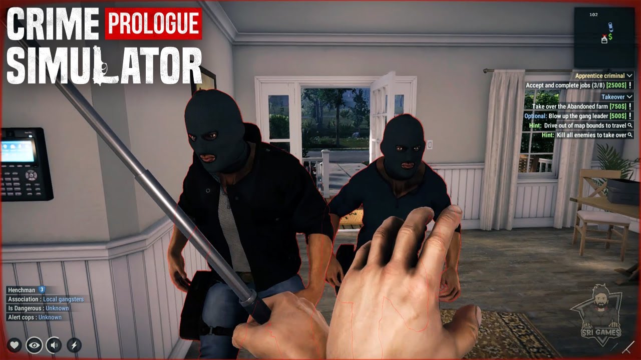 Crime Simulator Prologue Gameplay + Steam key Giveaway - YouTube