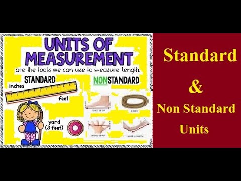 What is Standard units of length| What non -standard unit of length ...