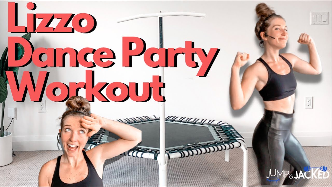 Lizzo Dance Party Workout - 15 min Full Body Cardio Workout (Trampoline ...