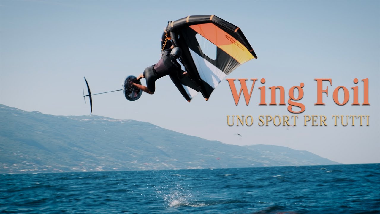 Come Iniziare il Wing Foil | guida| lago di garda | Fujifilm XT4 # ...